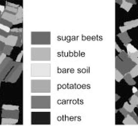 a kernel based classification result b kernel and geostatistics