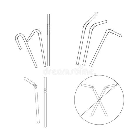 Straw Icon Vector Stock Illustration Illustration Of Beverage 265403212