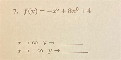 Solved Determine The End Behavior Of The Graph Of The Polynomial Function Course Hero