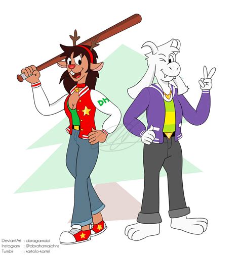 Dess Holiday And Asriel Dreemurr By Abragamabi On Deviantart