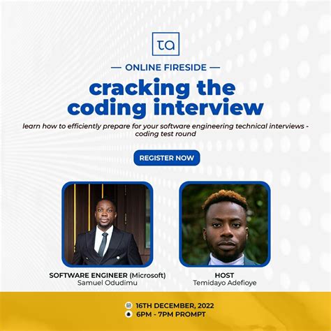 temidayo adefioye on linkedin i m hosting cracking the coding