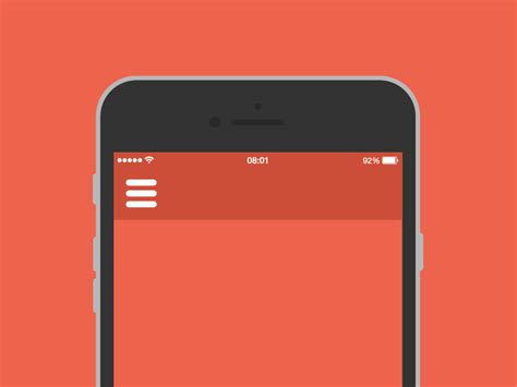 hamburger menu 2 by Tamás Kojó on Dribbble