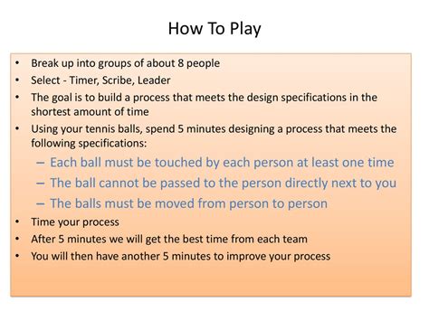 The Importance Of Process Ppt Download