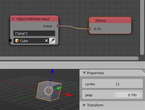Animation Nodes Use Object Attribute Input And Output Blender Stack