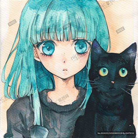 Ai创作图撸猫少女插画 女孩和猫插画 抱猫美女猫插画 抱猫少女 插画漫画小猫 抱猫的女孩 小黑猫插画 女孩和猫咪插画 猫咪女孩装饰画 躺在猫身上的女孩插画 水彩插画少女 名猫插画 少女漫画封面