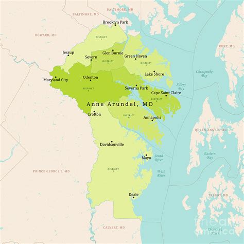 Anne Arundel County Map Best Neighborhoods In Anne Arundel County
