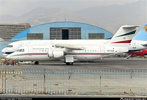 Ep Ige Islamic Republic Of Iran Government British Aerospace Avro Rj85