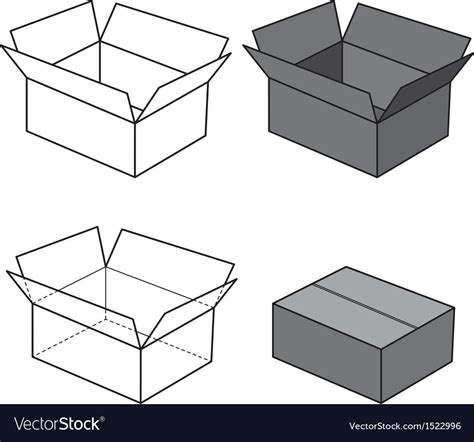 Box Royalty Free Vector Image Vectorstock