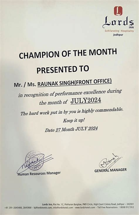 Raunak Kumar Singh On Linkedin Frontoffice Lordsinnhotel Hotelindustry