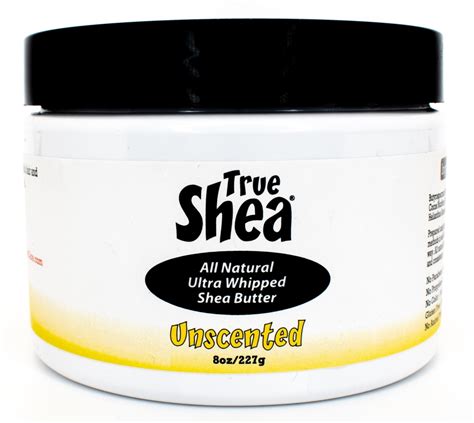True Shea® Unscented All Natural Ultra Whipped Shea Butter 8 Oz Fry