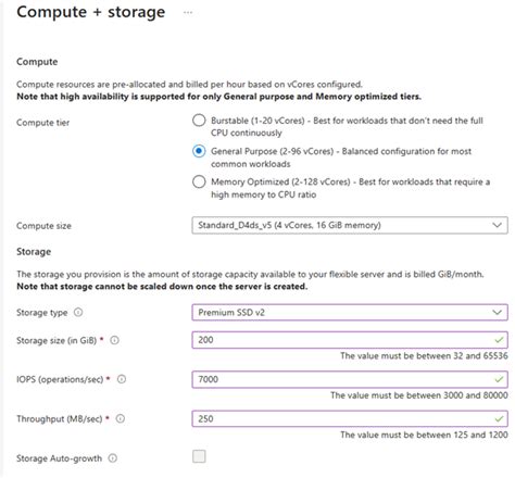 introducing premium ssd v2 for azure database for postgresql flexible