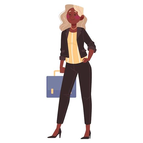 Free Psd Flat Design Woman Character Isolated