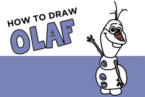 How To Draw Olaf How To Draw Olaf From Frozen Step By Step Youtube