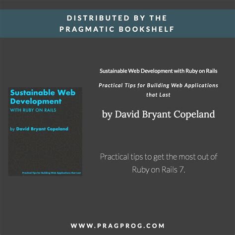 The Pragmatic Programmers On Linkedin Sustainable Web Development With