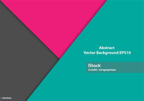 회색과 분홍색 색상 배경 추상 벡터 기하학적 녹색 청록색 일러스트 벡터 디자인 배경 가리기에 대한 스톡 벡터 아트 및 기타 이미지 가리기 개념 검은색 Istock