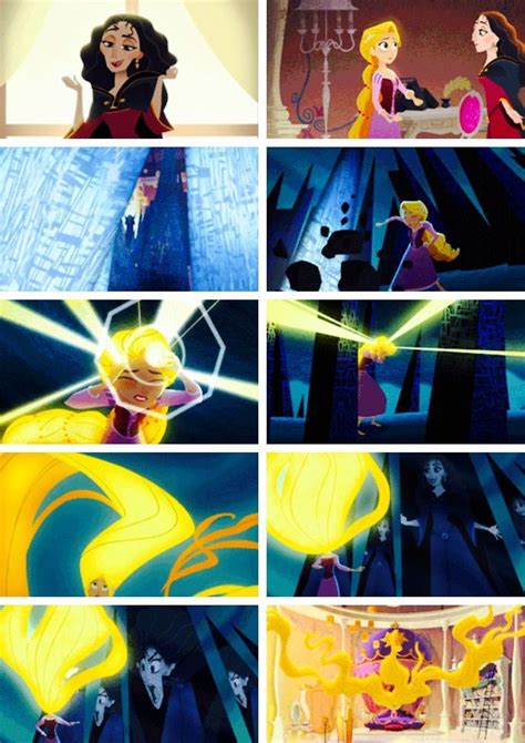 Beautiful Rapunzel With Her Long Hair