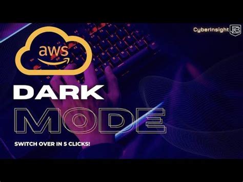 john breth on linkedin switch to aws dark mode in 5 clicks