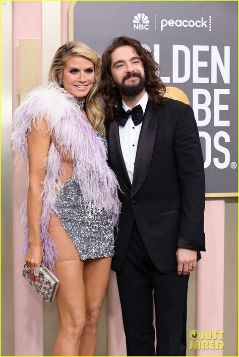 Heidi Klum Husband Tom Kaulitz Pair Up On Golden Globes Red