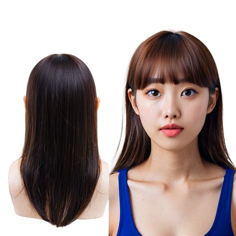 Download Korean Style Bangs Png Wax