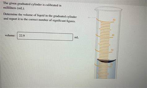 Solved Read The Pipet Volume And Report The Answer With The Chegg Com