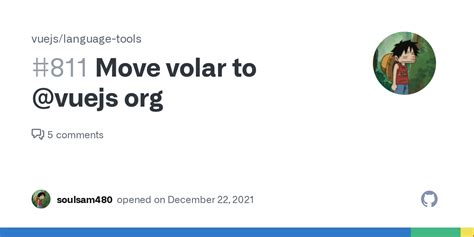 Move Volar To Vuejs Org Issue Vuejs Language Tools GitHub