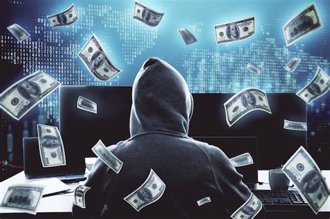 Premium Photo Hacker Using Computer