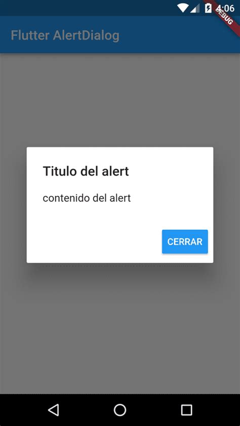 Mostrar Alertdialog Con Flutter Zimbronapps