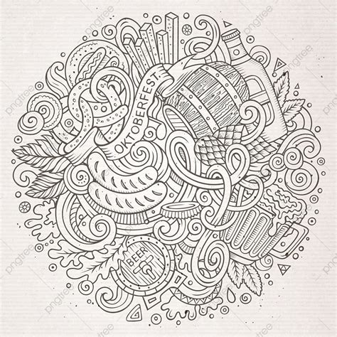 만화 귀여운 낙서 손으로 그린 옥토버 페스트 그림 손 만화 안건 Png 일러스트 및 벡터 에 대한 무료 다운로드 Pngtree