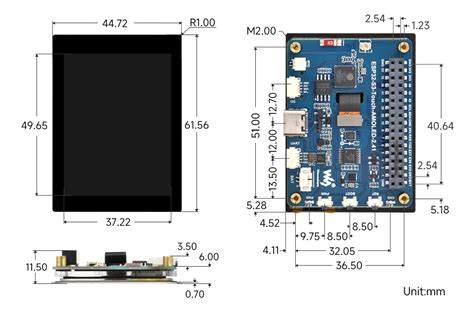 Esp32 S3 241inch Amoled Touch Display Development Board 600×450 32 Bit Lx7 Dual Core
