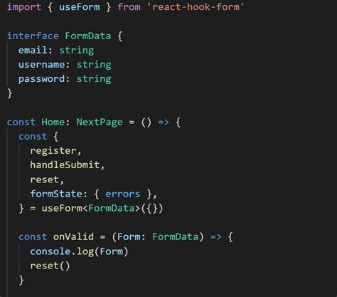 React Hook Form