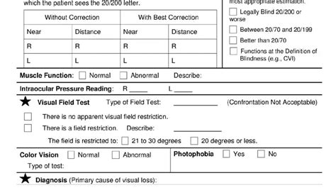 Eye Test Report Sample Form Fill Out Printable PDF Forms Online