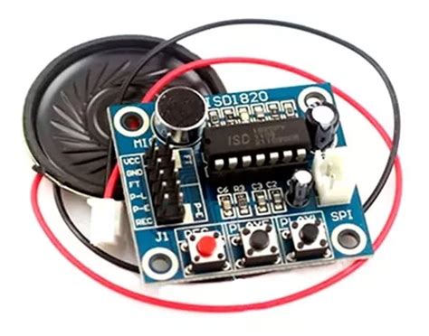 Mgsystem Grabador Isd1820 Voz Microfono Parlante Arduino En Venta En