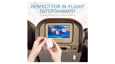 Realm Portable Bluetooth Transmitter For Tv Computer Gyms And In Flight Entertainment