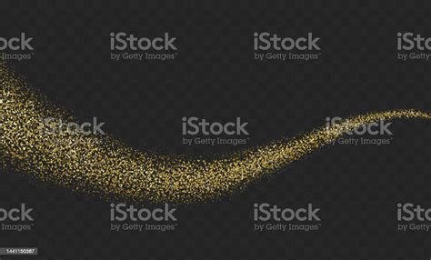 금색 반짝이 입자는 반짝이는 눈과 별빛으로 Png 또는 투명한 배경에서 분리됩니다 크리스마스 새해 생일 및 고급 카드를위한 그래픽 리소스 벡터 그림 금색에 대한 스톡 벡터