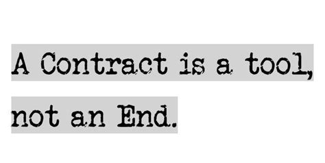 Principles For Contract Management