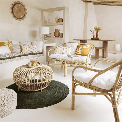 Table Basse Neta Bois Naturel D74 Cm Atmosphera Créateur D