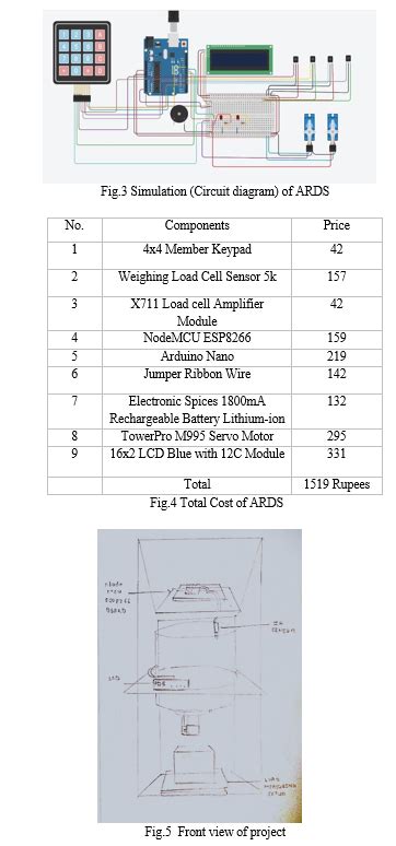 design and development of low cost automated ration system using iot