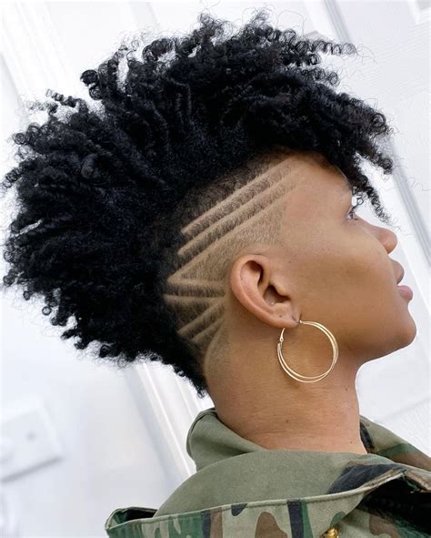 17 One Side Shaved Hairstyles For Black Women Bold And Beautiful Ideas