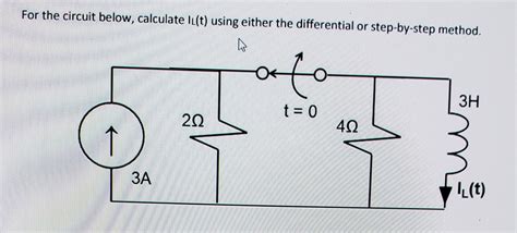 Solved For The Circuit Below Calculate Ilt Using Either