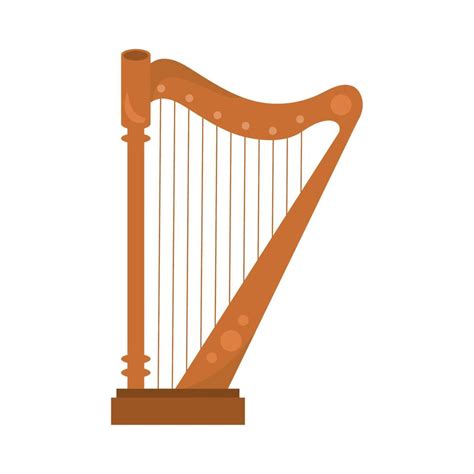 Harp Musical Instrument 11453882 Vector Art At Vecteezy