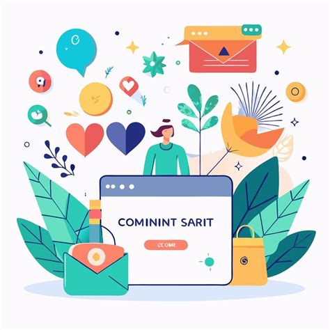 Digital Marketing Vector Illustration Data Analysis And Web Management