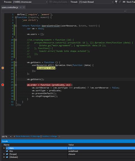 Javascript Debug Java Script With Visual Studio 2015 On Chrome Or Firefox Stack Overflow