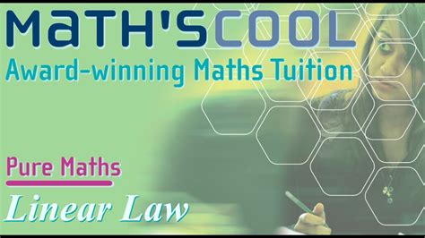 A Level Maths Modelling With Data Linearisation Conversion