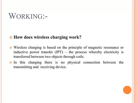 Wireless Charging Ppt PPTX