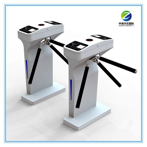 smart lock push button and face recognition controlled vertical tripod