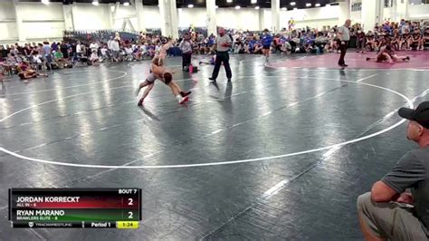 126 Lbs Round 3 6 Team Ryan Marano Brawlers Elite Vs Jordan Korreckt All In