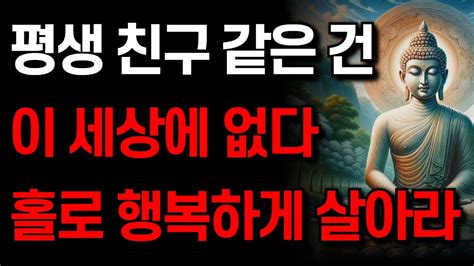 이 세상에 영원한 관계는 없다 I 나이가 들수록 혼자가 되어라 I 노후에 고독하게 사는 것이 진정한 행복인 이유 I 잠 잘 때 듣는 명언 I 부처님 말씀 I 인생지혜 I