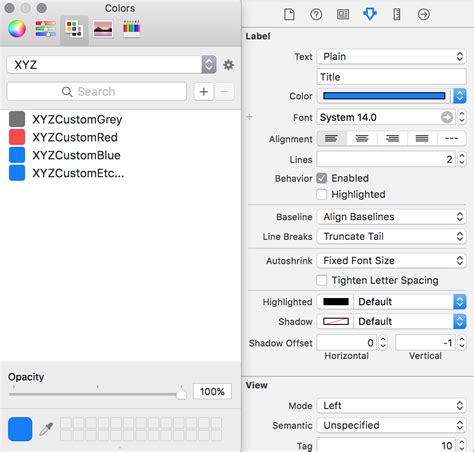 Ios Syncing Custom Colors In Xcode Colors In Git Repo Stack Overflow