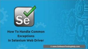 Top Selenium Exceptions And How To Handle These Exact Code