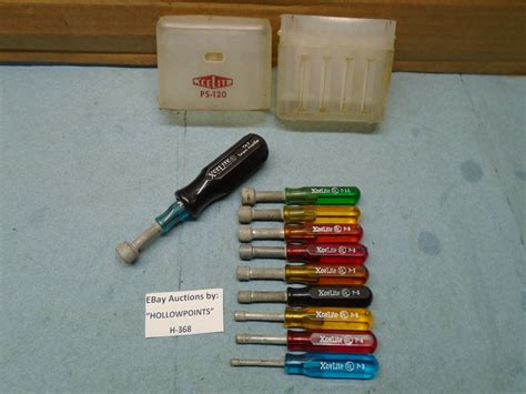 Xcelite Ps 120 Mini Nutdriver Set W Torque Amplifier 11 Pc Set P3 P12 H368 Ebay